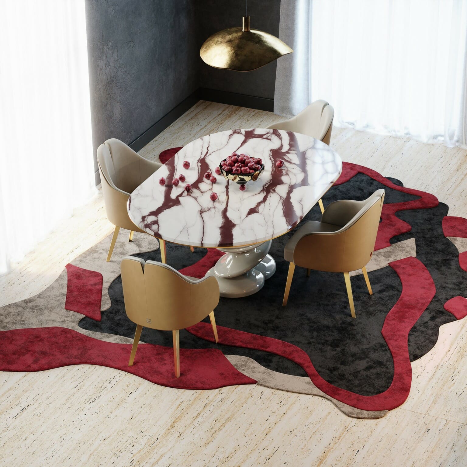 Trendy Rugs Ideas: How to Combine in Different Room Divisions