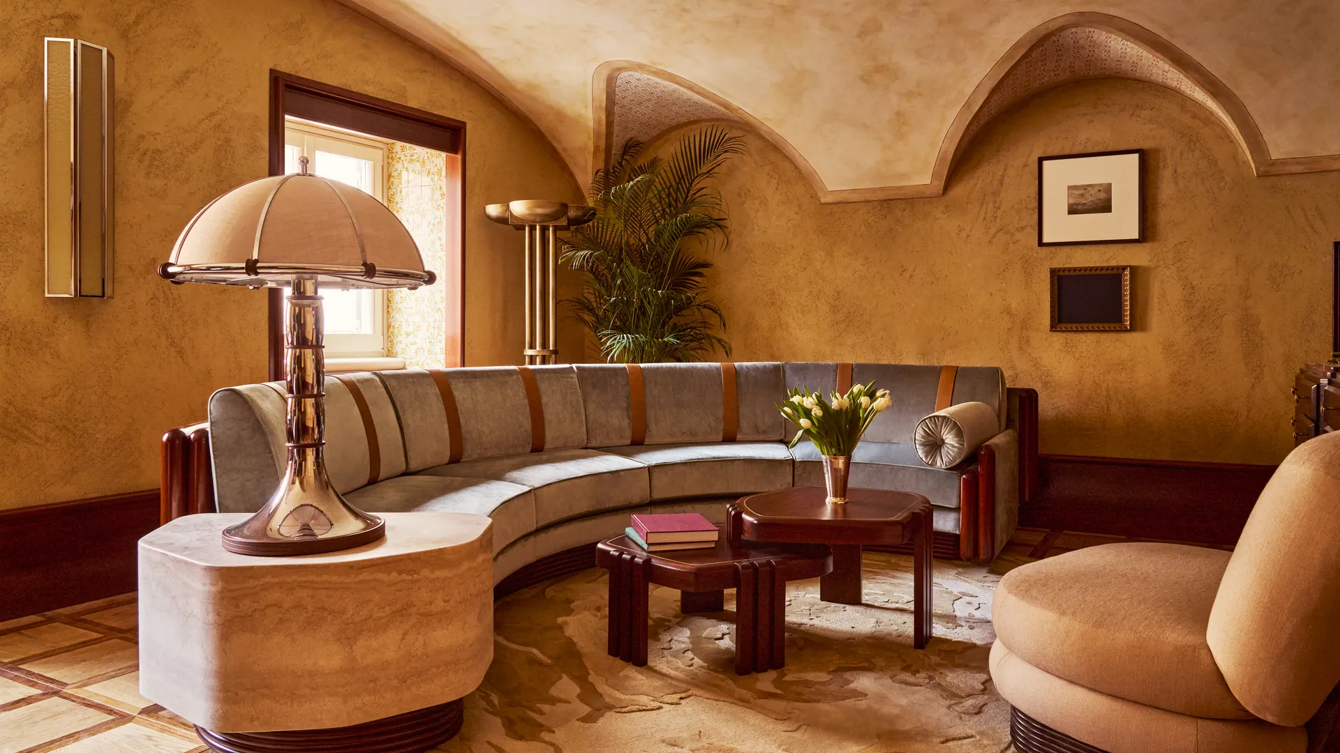 Art Deco Rugs Turn Roman Hotel Into A True Artistic Treasure