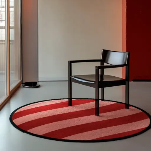 Pink Candy Round Rug | Pink Round Rug | Tapis Studio