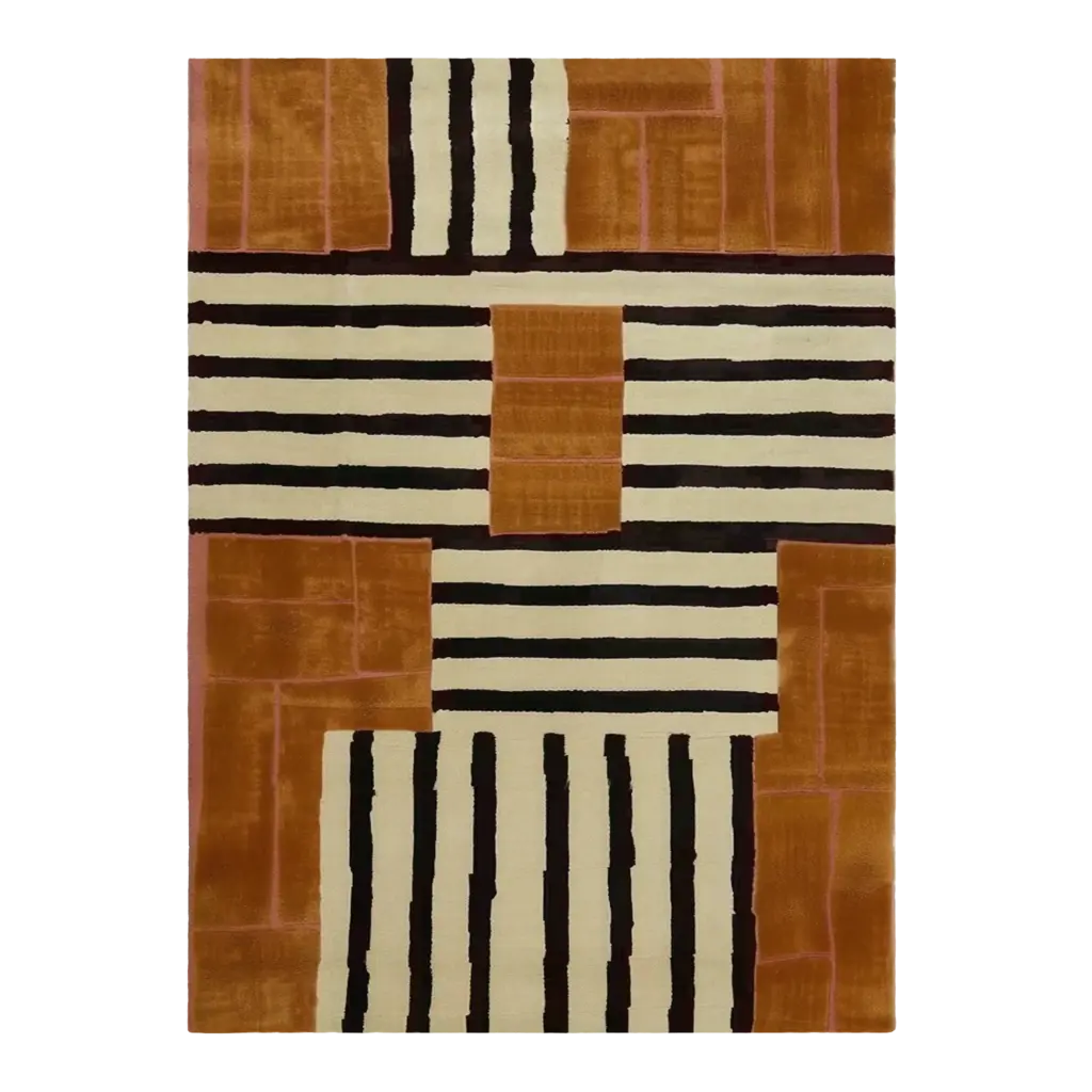 Desert Rug | Beige Abstract Rug | Tapis Studio