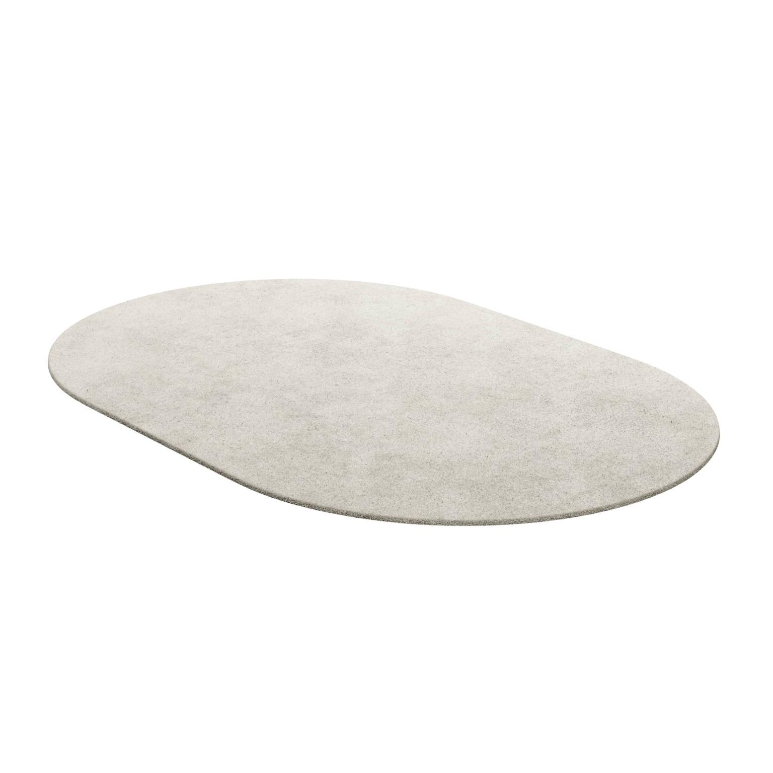 Tapis Oval Ivory 1 | White Oval Rug | Tapis Studio