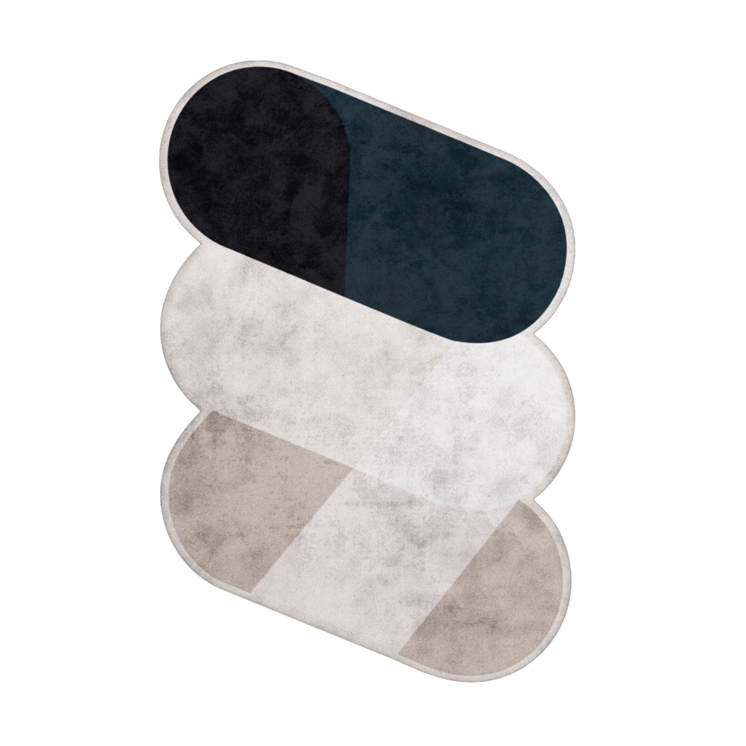 Tapis Shaped#48 | Memphis Style Rug | Tapis Studio