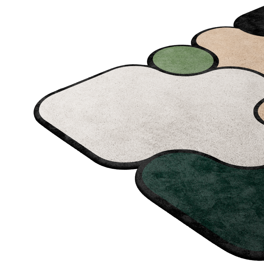 Tapis Shaped#48 | Memphis Style Rug | Tapis Studio