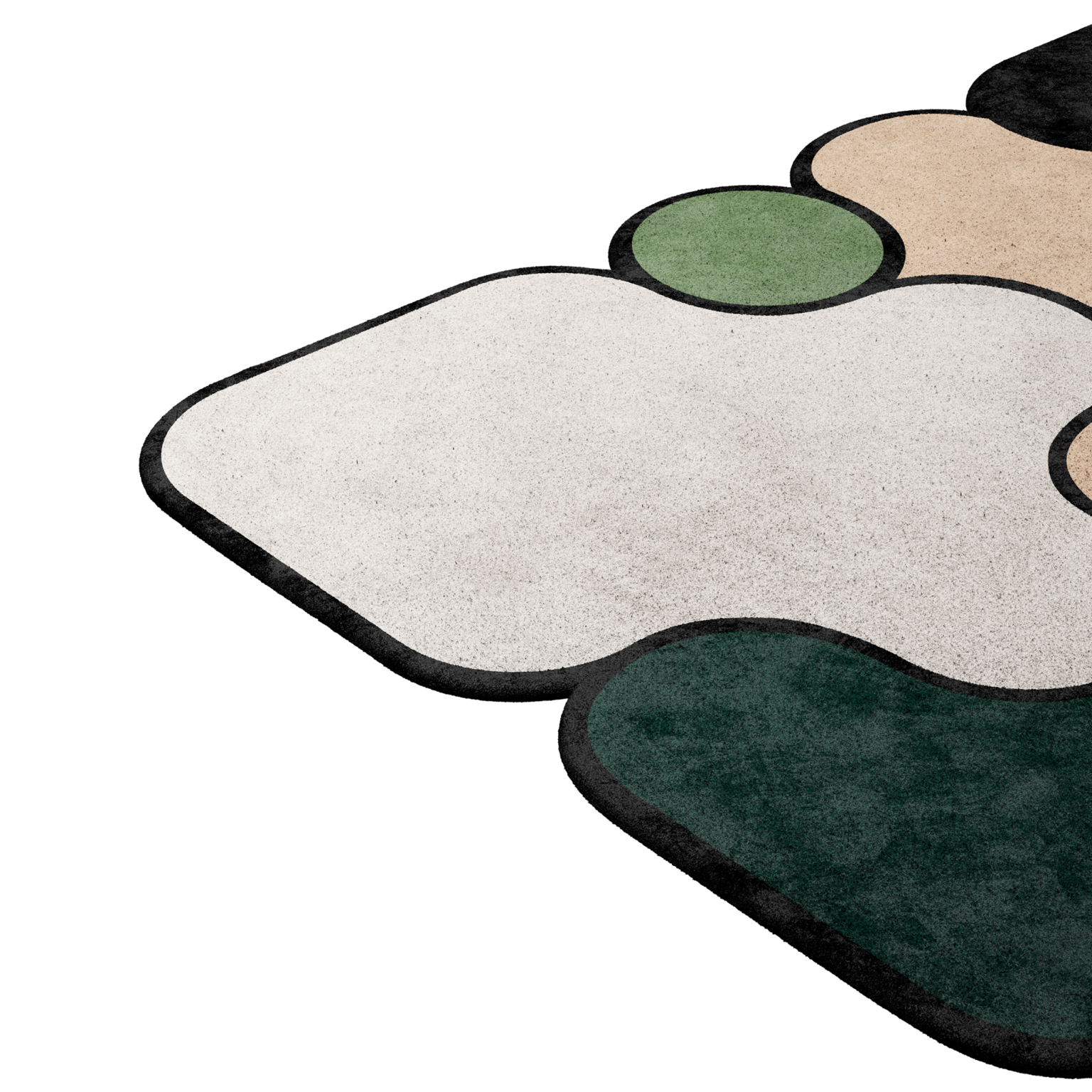 Tapis Shaped 4 | Abstract Shaped Rug | Tapis Studio