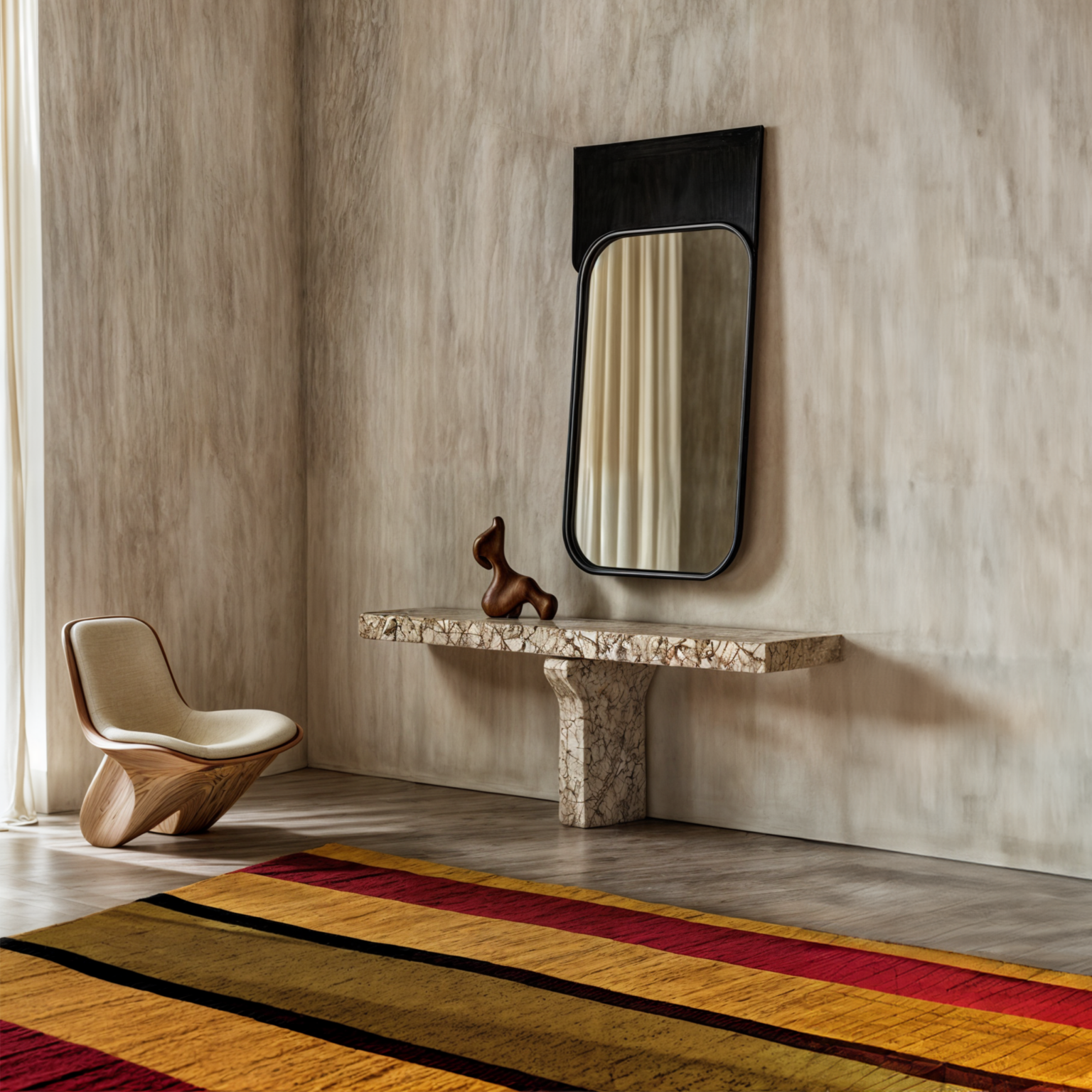 TAPIS Cardamom Rug | Modern Striped Rug | Tapis Studio