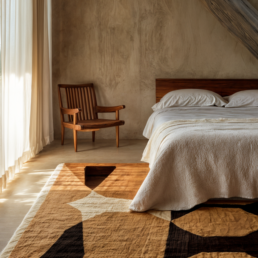 TAPIS Saffron Rug | Mid-Century Rug | Tapis Studio