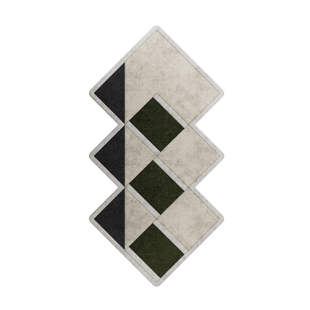 Tapis Retro 11 | Geometric Retro Rug | Tapis Studio