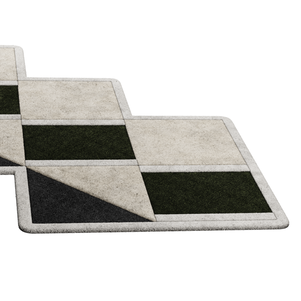 Tapis Retro 11 | Geometric Retro Rug | Tapis Studio