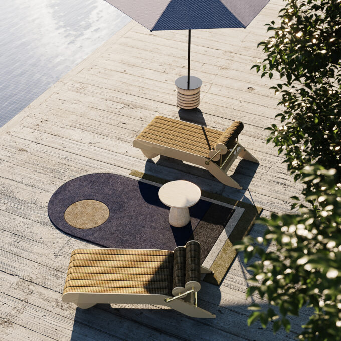 Tapis Retro 14 | Modern Retro Rug | Tapis Studio