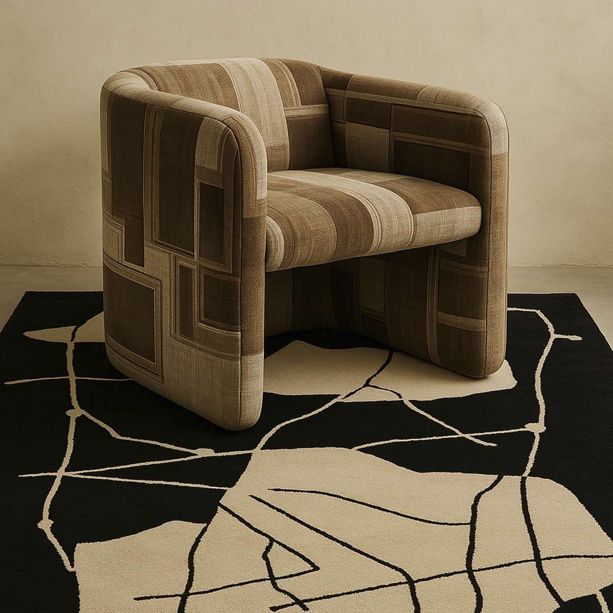 Meteor Rug | Modern Abstract Rug | Tapis Studio